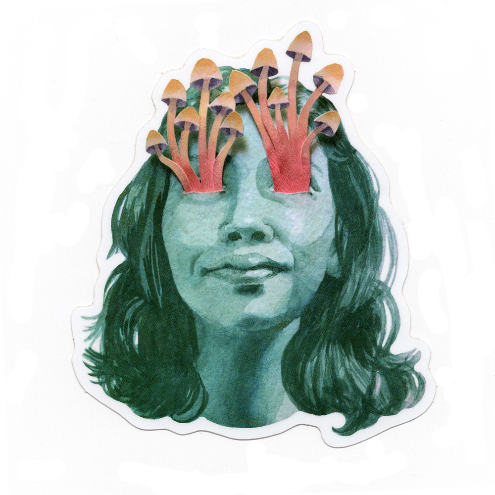 Mushroom Eyes Sticker - Poposition Press | Publisher of Art Pop Up ...